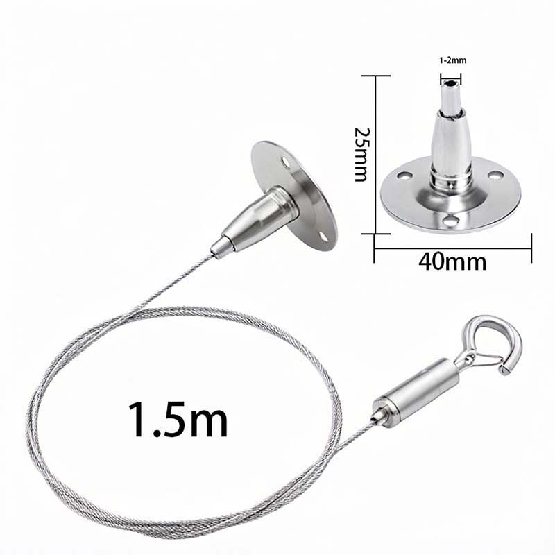 Jual 1 Set Kabel Sling Baja Tali Sling Baja 1.5m Kawat Seling Stainless Kawat Sling Baja ...