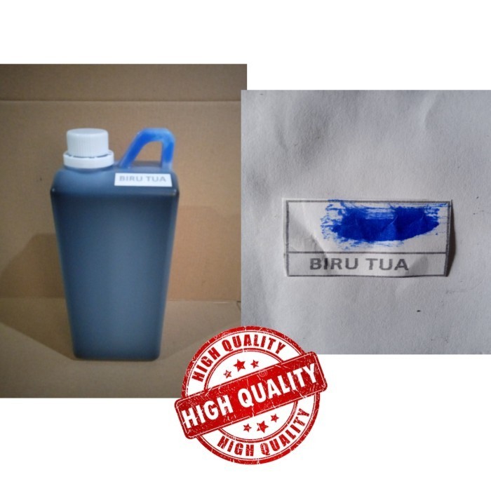 Jual Tinta stempel warna flash 1 liter Biru Tua / Biru Terang | Shopee ...