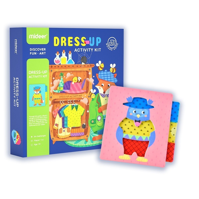 Jual Mideer Dress Up Activity Board games mainan anak mengganti pakaian ...