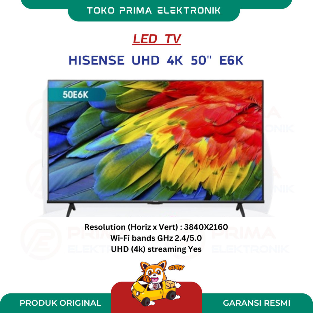 Jual HISENSE LED TV UHD 4K 50'' E6K | Shopee Indonesia