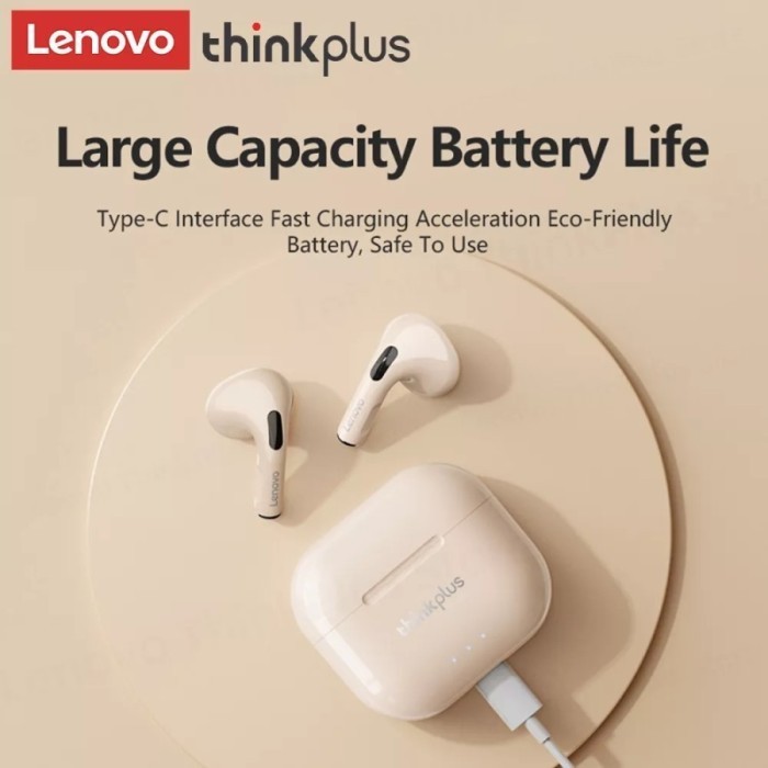 Jual Lenovo Thinkplus Lp40 Plus Tws True Wireless Bluetooth Earbuds Headset | Shopee Indonesia