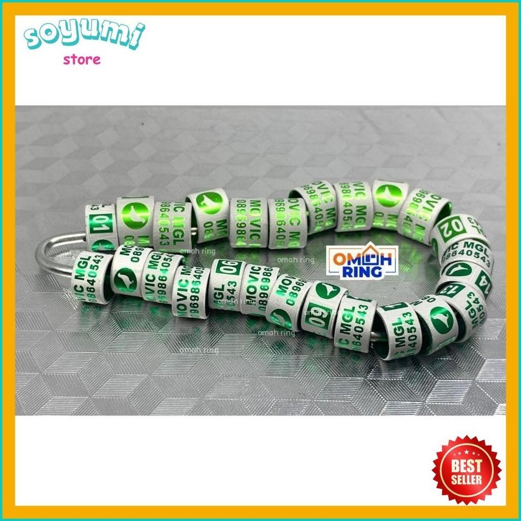 Jual Ring Burung Edisi 10 Biji "Khusus Merpati Dewasa" - Pilihan Model ...