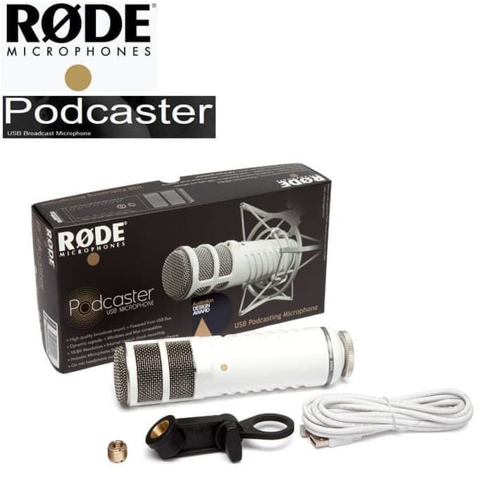 Jual Rode Podcaster / Pod Caster Mark Ii Usb Broadcast Microphone Ori ...