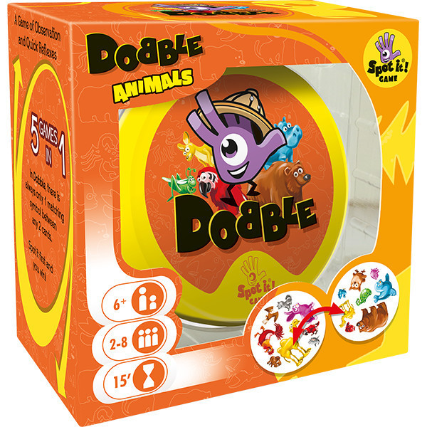 Jual Dobble / Spot It Animal Version (Matching Pictures Card Game ...