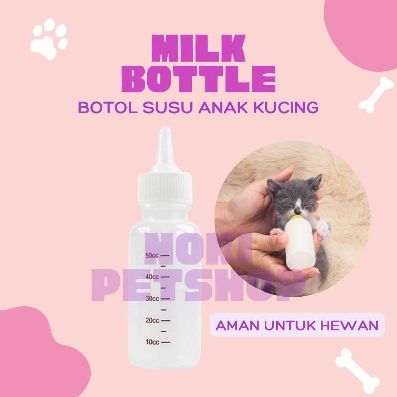 Jual [GROSIR] BOTOL SUSU KUCING 50 ML | DOT KITTEN BARU LAHIR BAYI ...