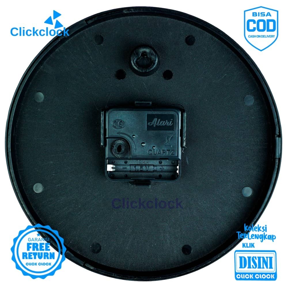 Jual RB Jam Dinding ALARI NEON AL1222-1668 Besar Dekorasi Dinding Unik ...