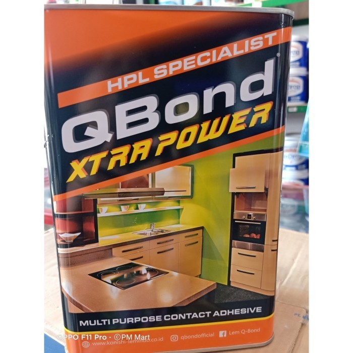 Jual Lem Hpl Kuning Qbond Extra Power 2.2kg | Shopee Indonesia