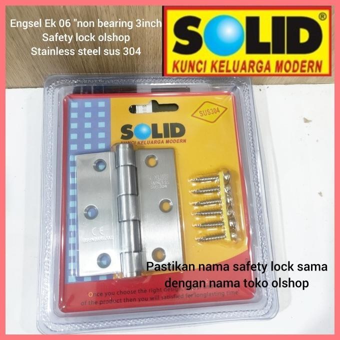 Jual Engsel Pintu Solid Stainless Steel Ek 06 Terbaik | Shopee Indonesia