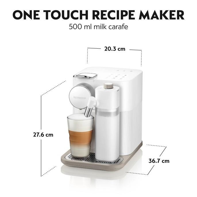 Jual Nespresso Gran Lattissima Coffee Machine White + Bundle 30 ...