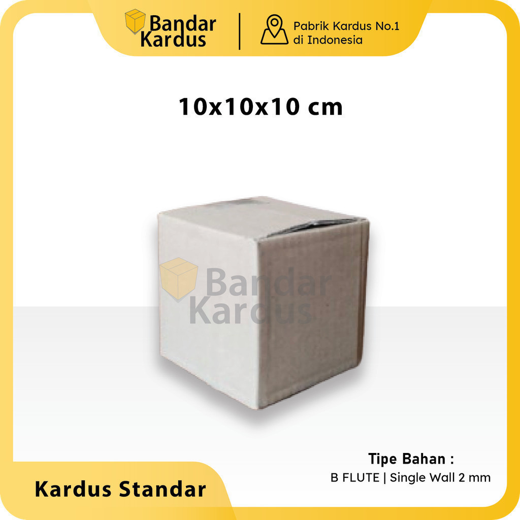 Jual Kardus Standar | Box Packing Multifungsi Uk 10x10x10 cm ( ISI 1 ...