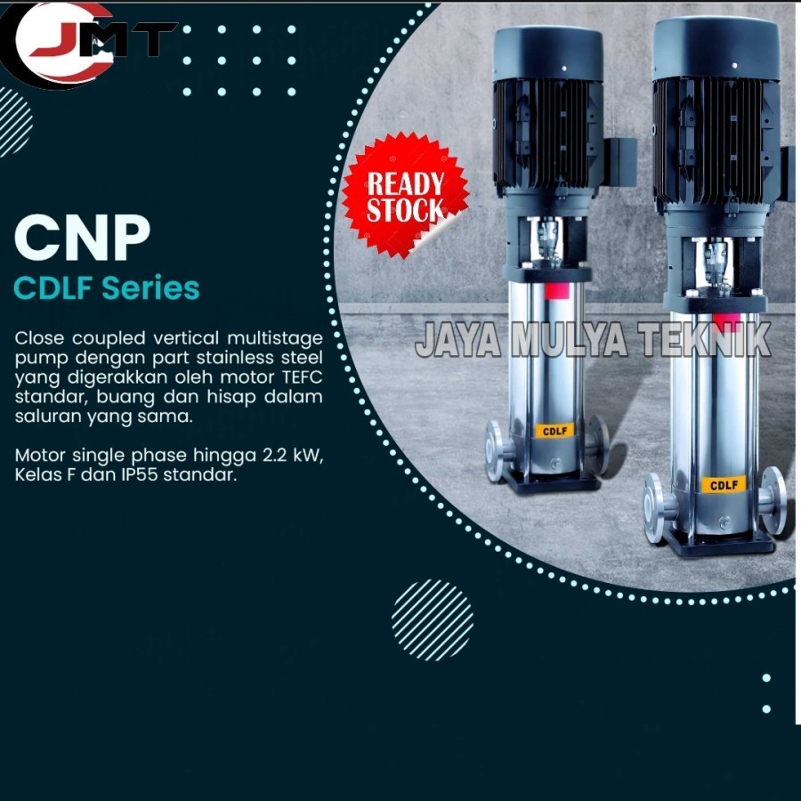 Jual Pompa Air CNP CDLF 2-13 1Phase Booster Vertical Pompa Air Multistage | Shopee Indonesia