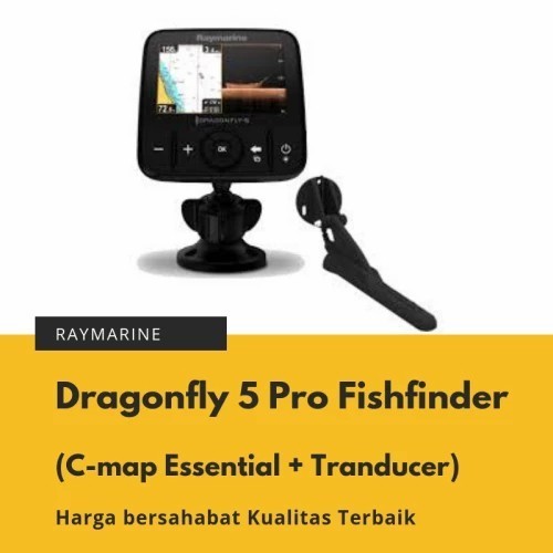 Jual Raymarine Dragonfly 5 Pro Fishfinder Include Peta Laut | Shopee ...