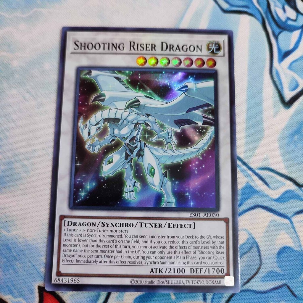 Jual yugioh AE shooting riser dragon ES01-AE030 SR original | Shopee ...