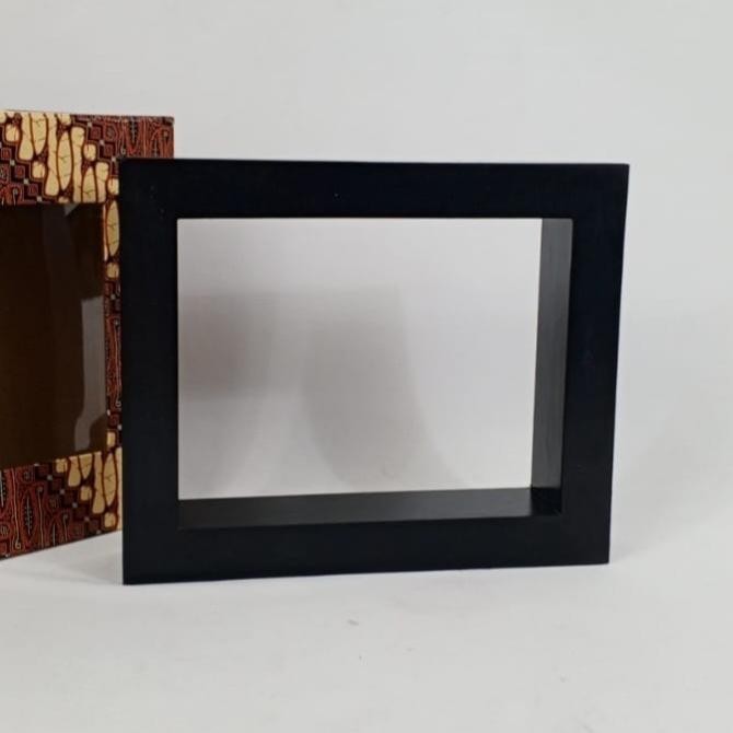 Jual Frame / bingkai Kayu Polos set dus batik | Shopee Indonesia