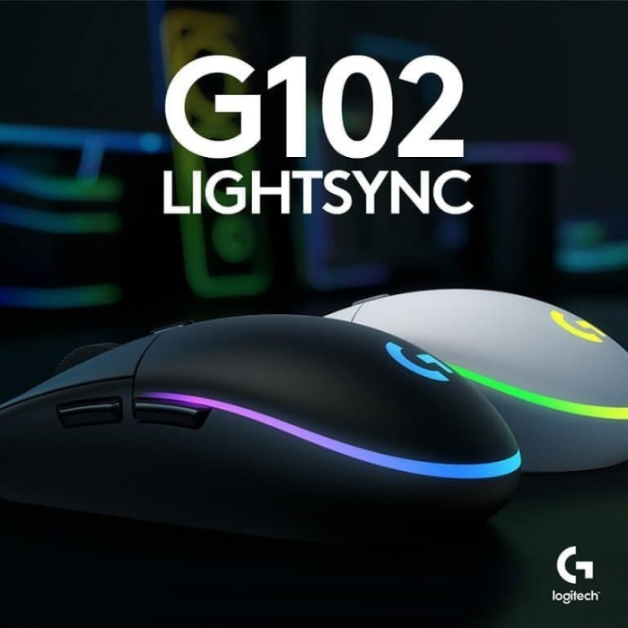 Jual Jual!! Logitech G102 v2 Light Sync Mouse with Customizable RGB | Shopee Indonesia