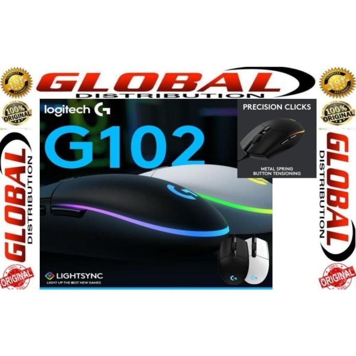 Jual Sale!! Mouse Logitech G102 V2 Lightsync RGB - Resmi | Shopee Indonesia