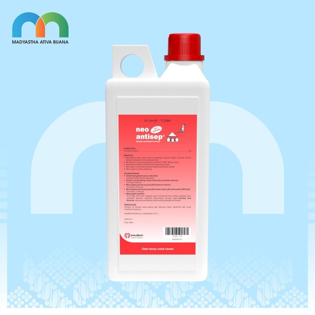 Jual Neo Antisep New Formula 1 L Medion Antiseptik | Shopee Indonesia