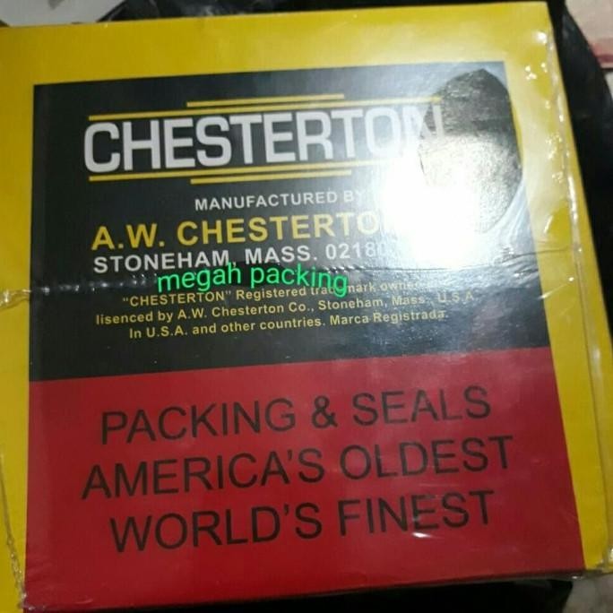 Jual Gland Packing Chesterton Graphite 1600 Dan 1601 | Shopee Indonesia