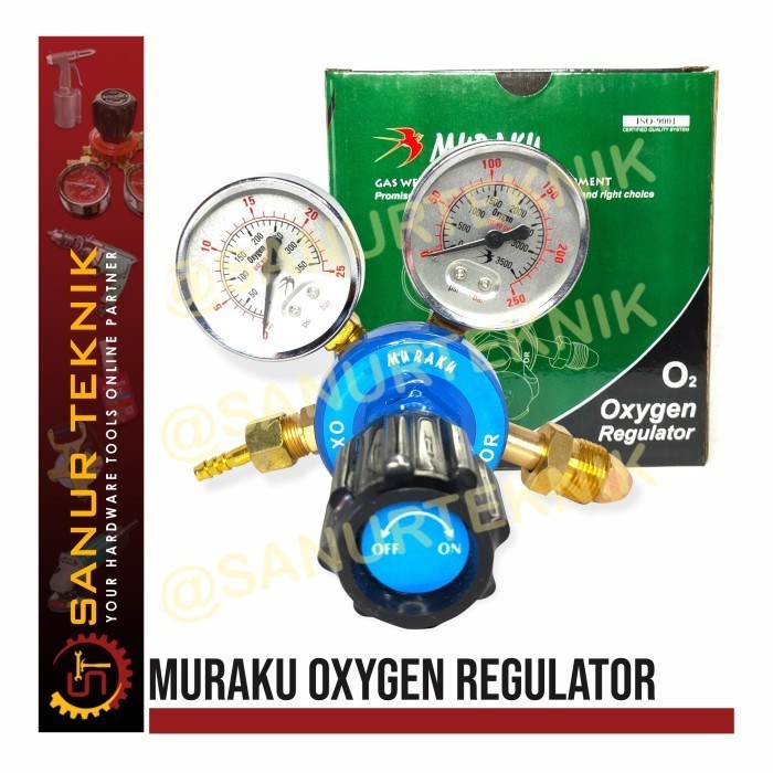 Jual Muraku Oxygen Regulator / Regulator Gas Oxy Oxygen O2 | Shopee ...