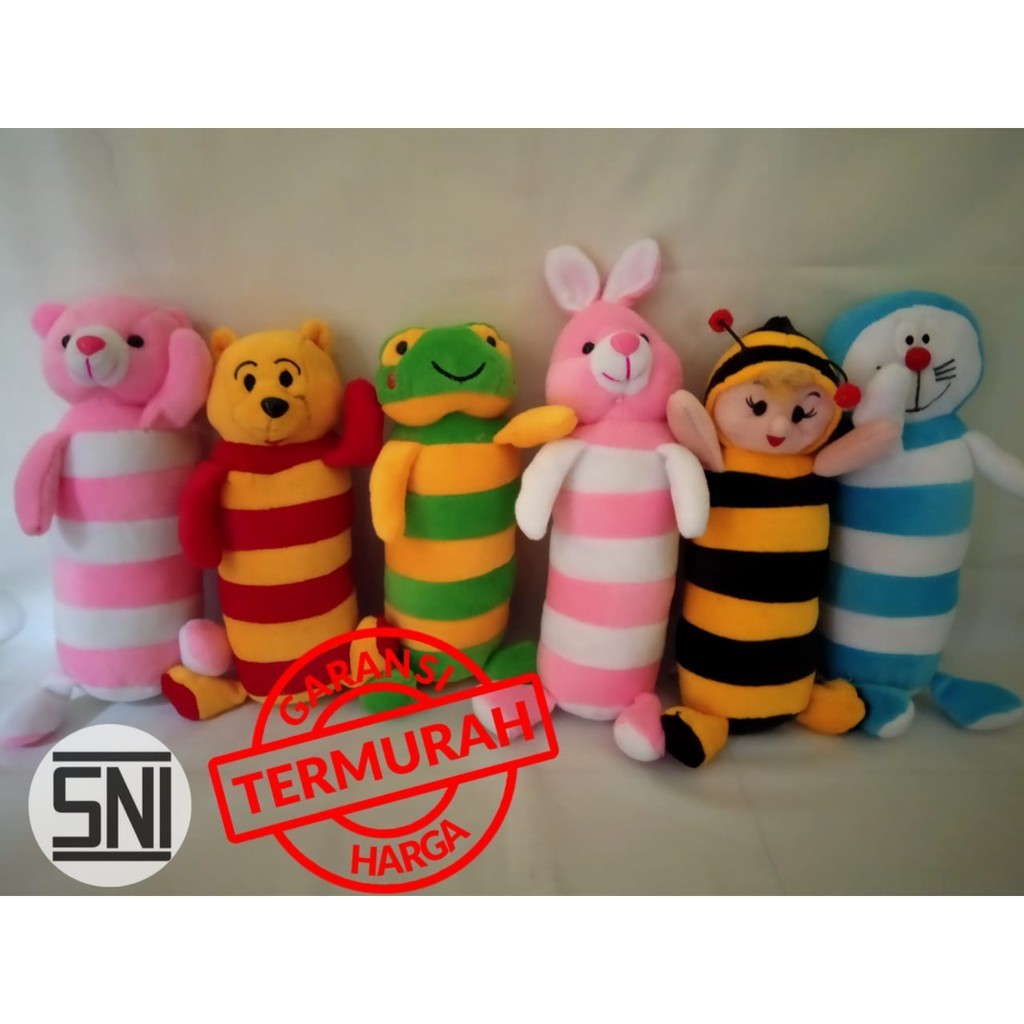 Jual Boneka Guling Baby karakter lucu Bear Doraemon Mickey Pooh Panda ...