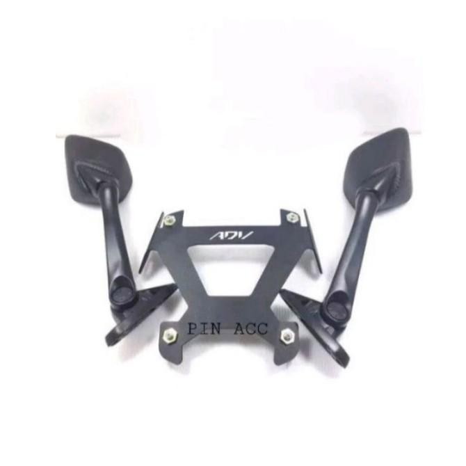 Jual paket breket spion ADV 160 + spion R25 Honda NEW ADV 160 Original ...