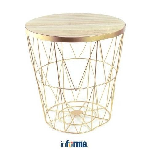 Jual Informa Topaz Meja Tamu Dengan Penyimpanan - Gold Coffee Table ...