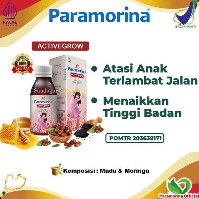 Jual VIRAL Paramorina Madu Vitamin Anak Terlambat Bicara Dan Jalan ...