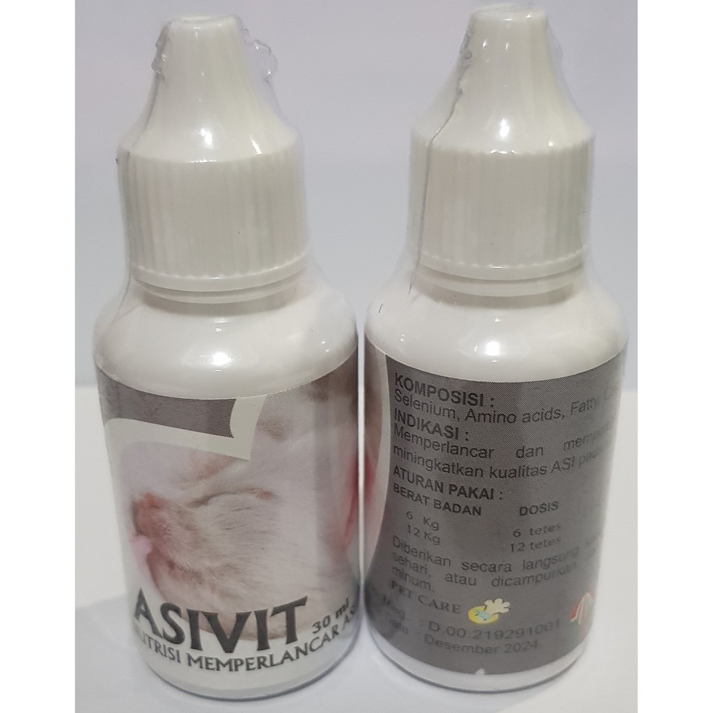 Jual ASIVIT CAT NUTRISI MEMPELANCAR ASI KUCING ( PERBANYAK SUSU KUCING ...