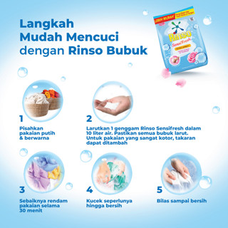 Jual Buy 2 Rinso Sensifresh Micellar Soft 1.5 kg FREE Laundry Bag ...