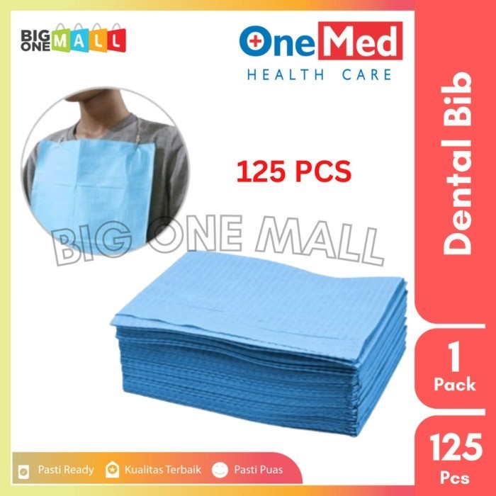 Jual Dental Bib Onemed, Polybib Polibib Celemek Apron Pasien Isi 125 ...