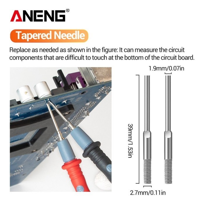 Jual Set Kabel Digital Multitester 90Cm 1000V Test Lead Needle Kit ...