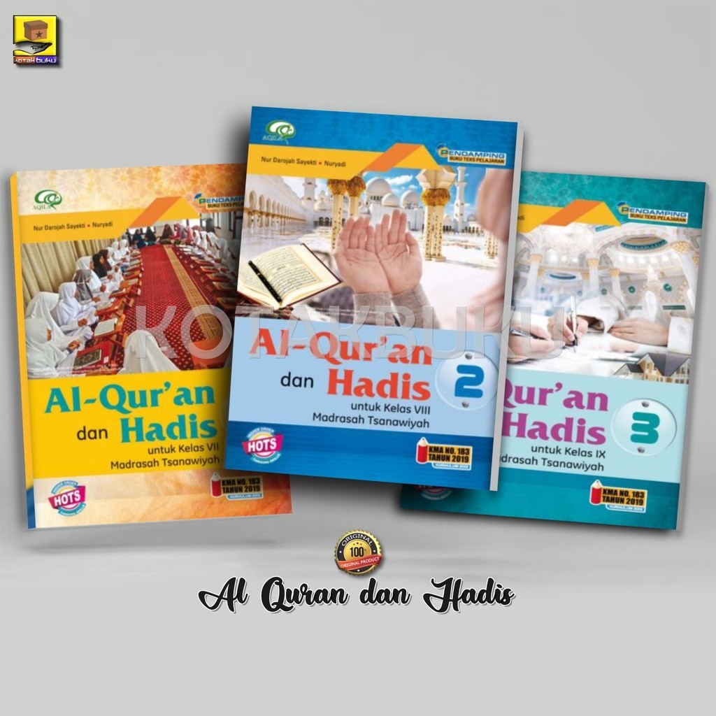 Jual Buku Alquran Hadis Kelas 7 8 9 / Alquran hadis SMP / KMA 183 / Qurdis MTS | Shopee Indonesia