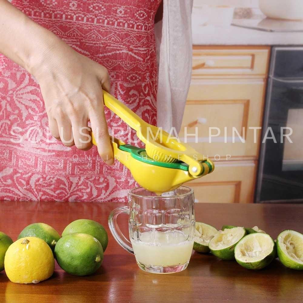 Jual Alat Peras Jus Buah Lemon Lime Squeezer Juice Handpress Metal ...