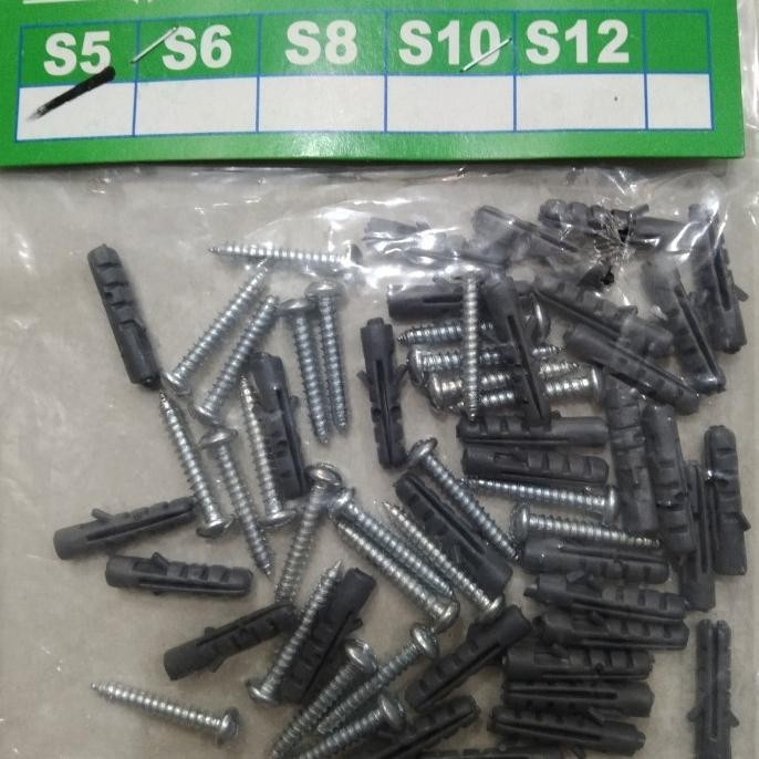 Jual ^%^%^%^%] paket isi 30 fisher + sekrup ukuran S5 | Shopee Indonesia