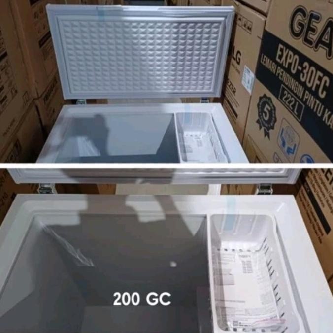 Jual ------] Chest Freezer Box AQUA AQF-200GC Net 197 Liter / Gross 200 ...