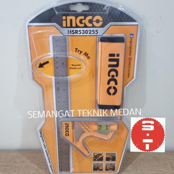Jual HARGA DISC - PENGGARIS SIKU TUKANG MAGNET COMBINATION L SQUARE ...