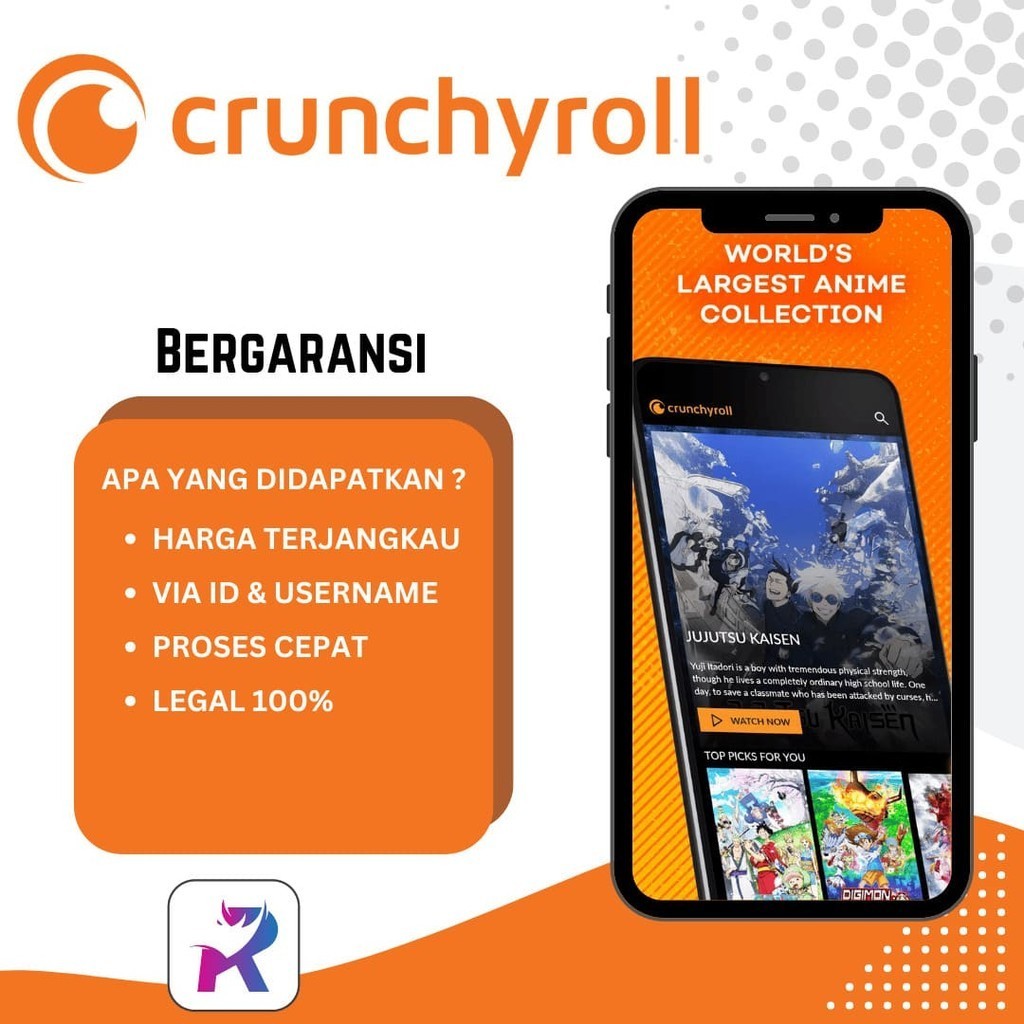 Jual (Promo) Crunchyroll Mega Fan Premium 1 Tahun - Nonton Anime ...