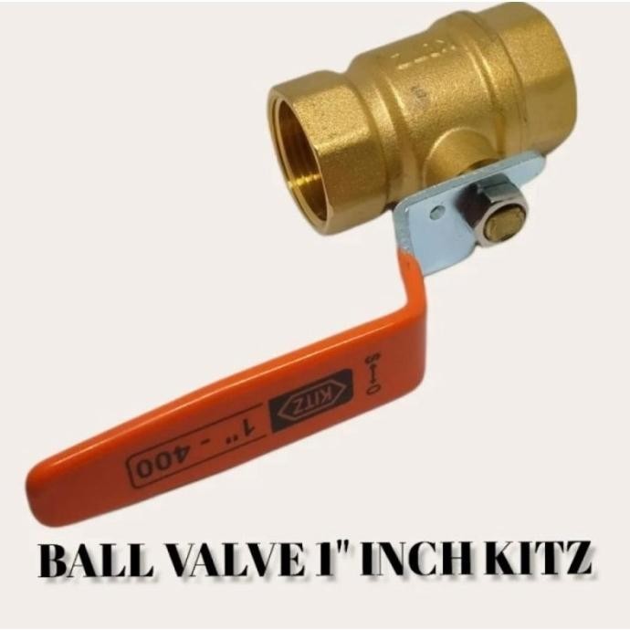 Jual Ball Valve / Stop Kran 1" Inch Kitz . | Shopee Indonesia