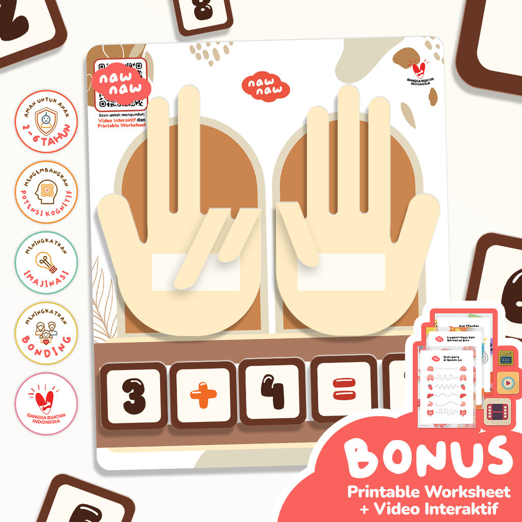 Jual BUSY PAGE Aku Suka Berhitung BONUS Printable Worksheet by nawnaw ...