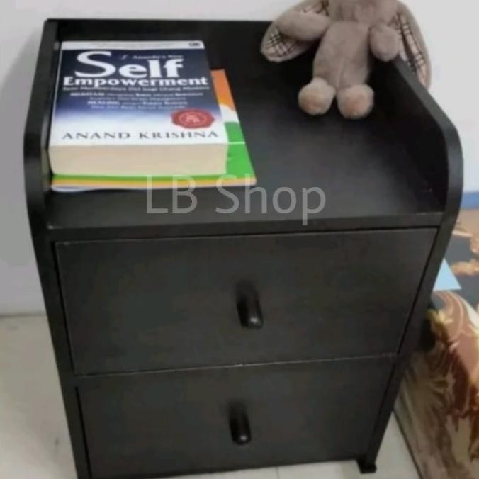 Jual lemari kayu kecil laci/nakas laci/be side table ukuran 47x39x50cm ...