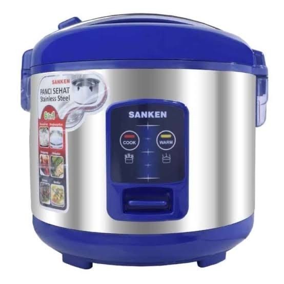 Jual Sanken SJ 2000 M Rice Cooker Magic Com Stainless Steel 1.8 Liter ...