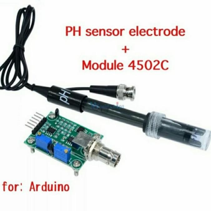 Jual BEBAS ONGKIR - PH SENSOR + MODULE UNTUK ARDUINO PH-4502C | Shopee ...