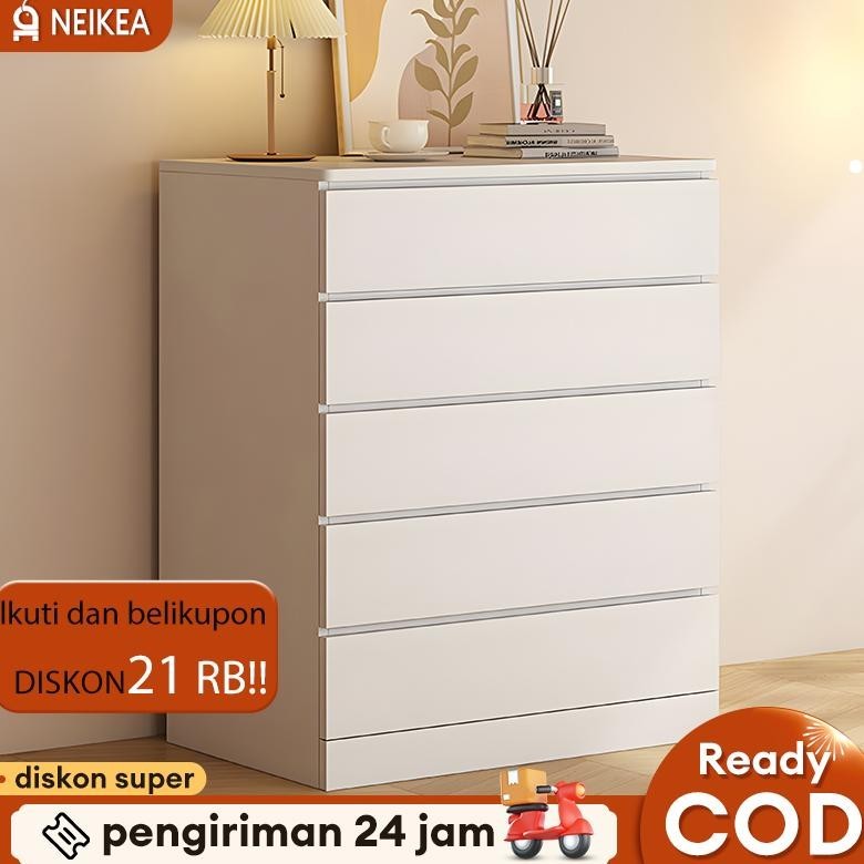 Jual Lemari Laci Chest Drawer Lemari kayu minimalis Kabinet Lemari baju ...