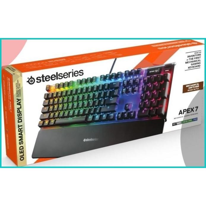 Jual Steelseries apex 7 Gaming Keyboard Mechanical Red/ Blue Switch ...
