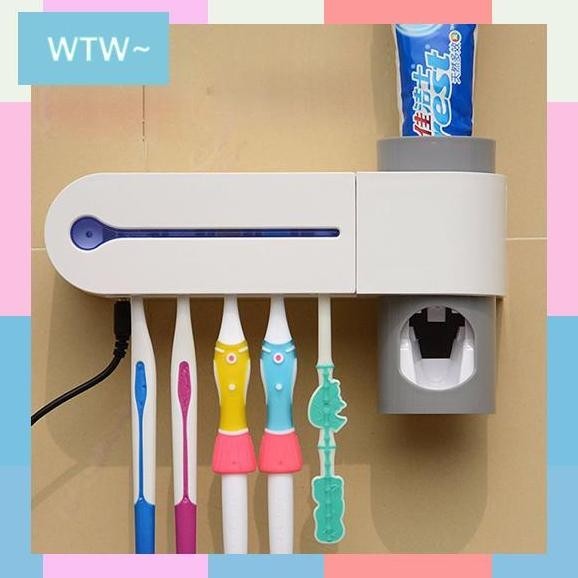 Jual Dispenser Odol Tempat Sikat Gigi TOUCH ME Rak ToothPaste & Brush ...