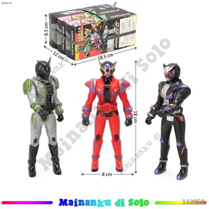 Jual [Mainanku] Kamen Rider 18 cm 3 Pcs ZI-O 511 1 SET Mainan Anak ...