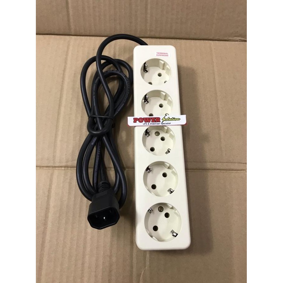 Jual Kabel Power Converter UPS APC C14 to Stopkontak 5 socket | Shopee ...