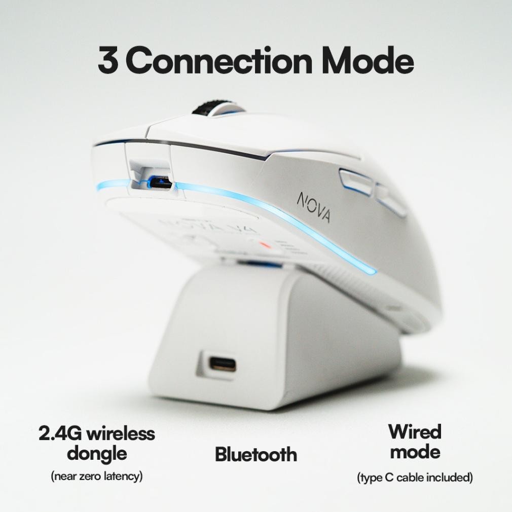 Jual CR - NOVA V4 Lightweight Wireless Gaming Mouse by Press Play ...