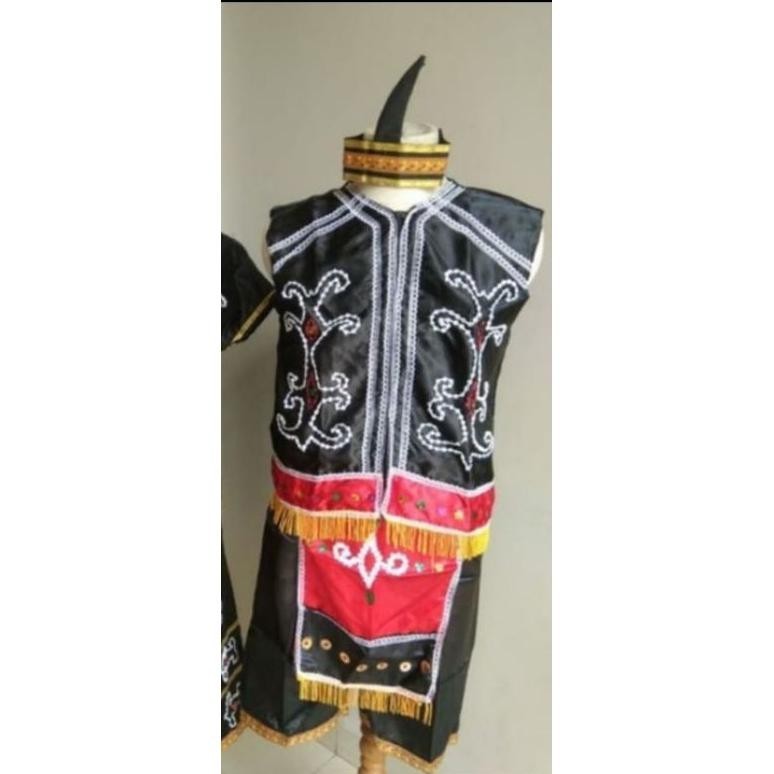 Jual Discount Baju Adat Kalimantan Barat Warna Hitam Dewasa Murah ...