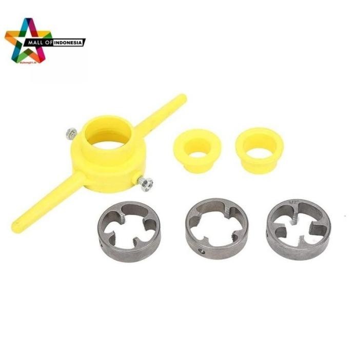 Jual PIPE THREAD CUTTING TOOL PVC THREAD MAKER NPT ROUND TOOL SET PIPE ...